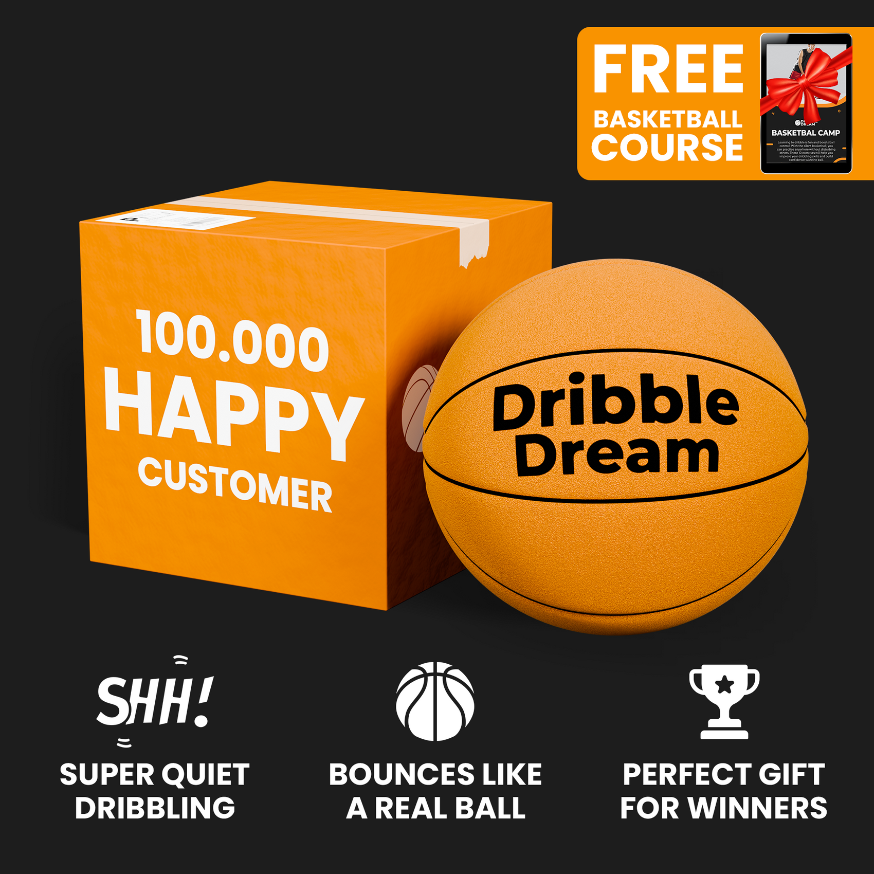 Dribble Dream - The Original Silent Basketball – DribbleDream