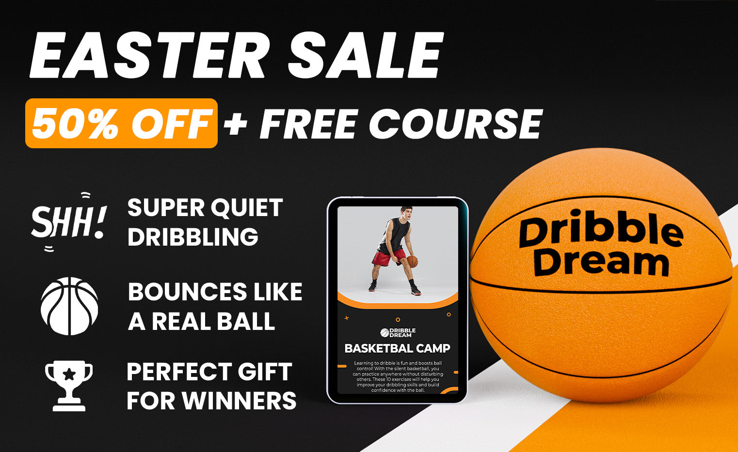 Dribble Dream - The Original Silent Basketball – DribbleDream
